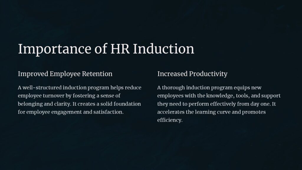 HR Induction PowerPoint Template : 100% Editable PPTx