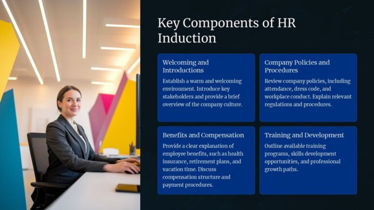 HR Induction PowerPoint Template : 100% Editable PPTx