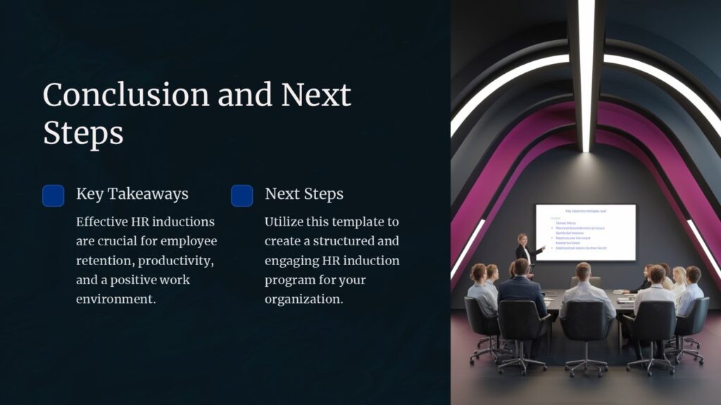 HR Induction PowerPoint Template : 100% Editable PPTx