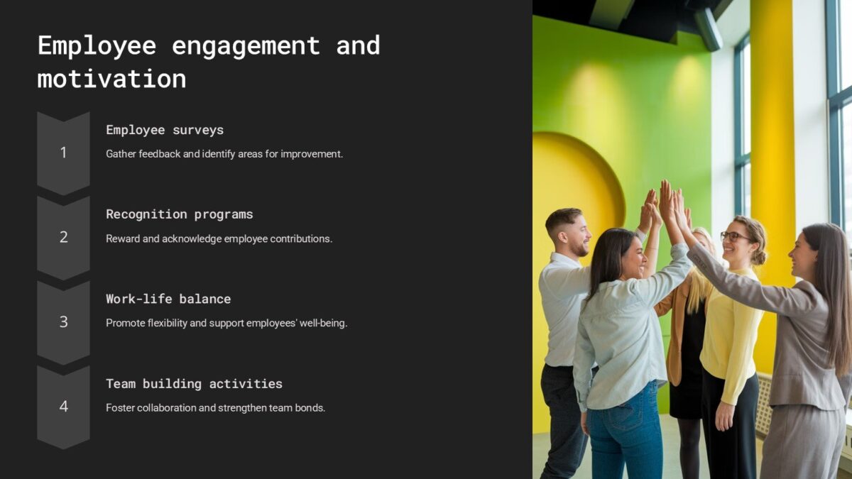 Human Resource Management PowerPoint Template : 100% Editable PPTx