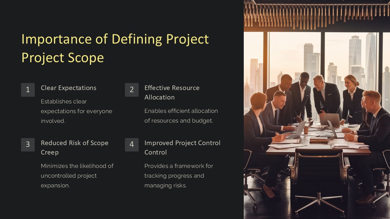 Importance Of Defining Project Scope Powerpoint Presentation Pptuniverse