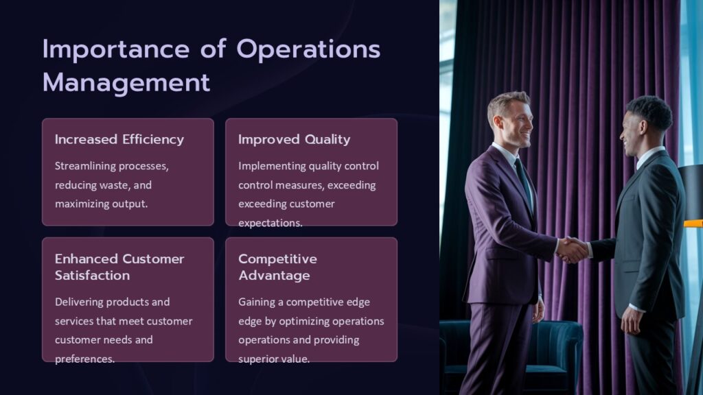 Importance of Operations Management PowerPoint Presentation : 100% ...