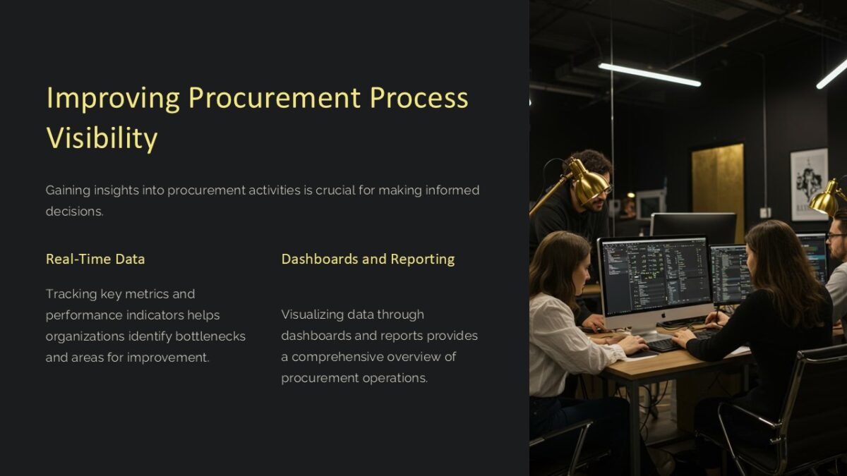 Improving Procurement Process Visibility PowerPoint Presentation - PPTUniverse