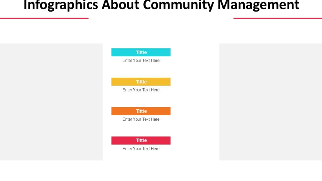 Infographics About Community Management : 100% Editable PPTx