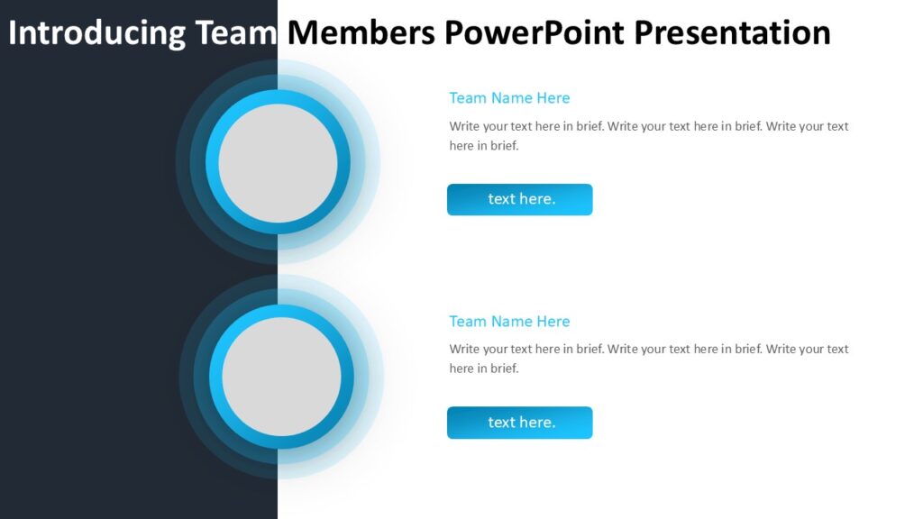 Introducing Team Members PowerPoint Presentation - PPTUniverse