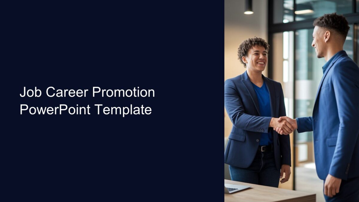 Job Career Promotion PowerPoint Template - PPTUniverse