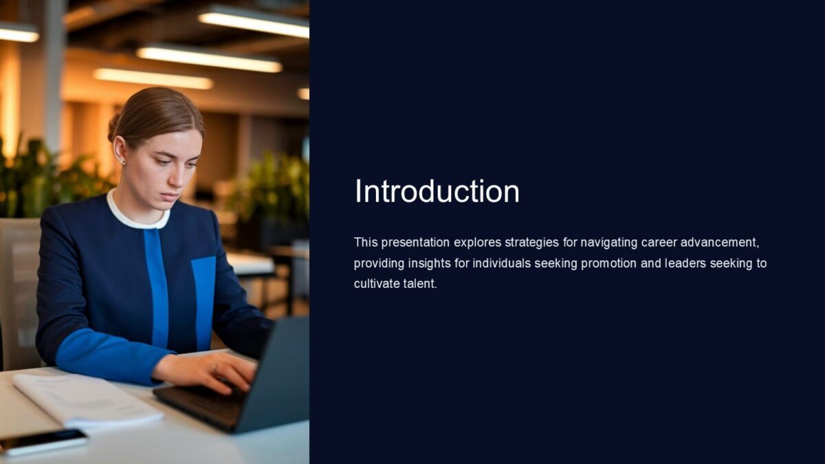 Job Career Promotion PowerPoint Template : 100% Editable PPTx