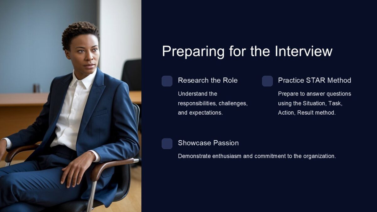 Job Career Promotion PowerPoint Template : 100% Editable PPTx