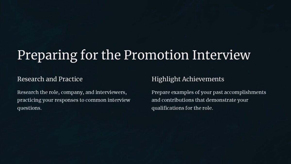 Job Promotion PowerPoint Template : 100% Editable PPTx