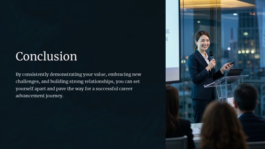 Job Promotion PowerPoint Template : 100% Editable PPTx