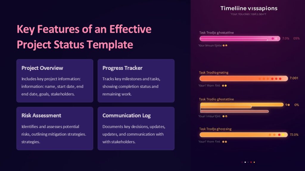 Key Features of an Effective Project Status Template PowerPoint ...