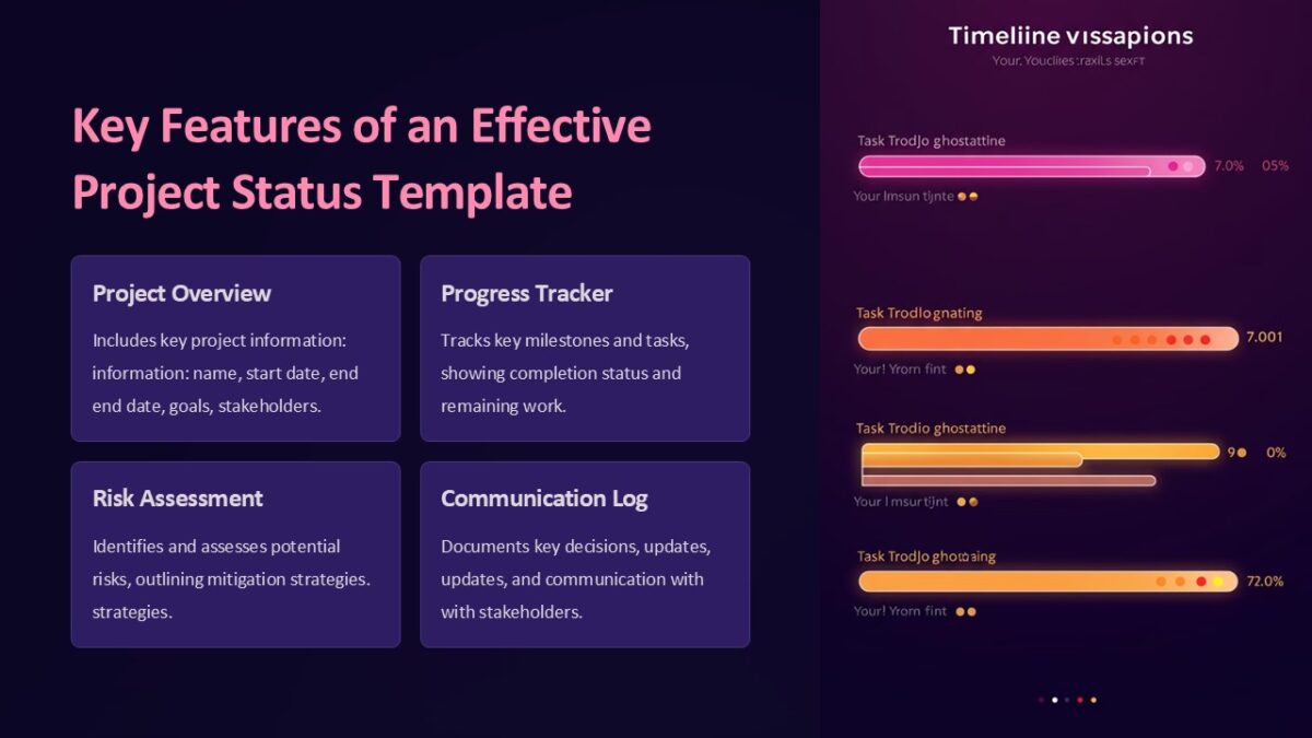 Key Features of an Effective Project Status Template PowerPoint ...
