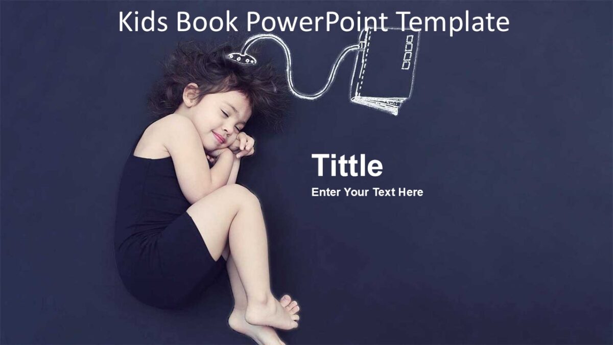 Kids Book PowerPoint Template : 100% Editable PPTx