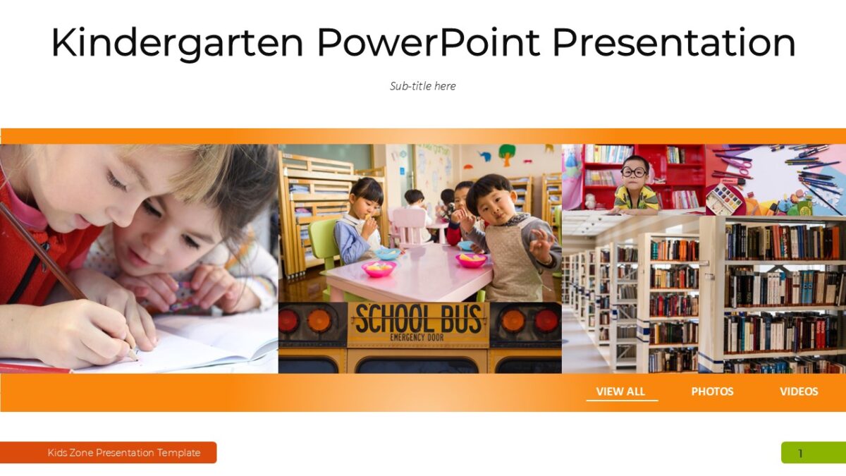 Kindergarten PowerPoint Presentation - PPTUniverse