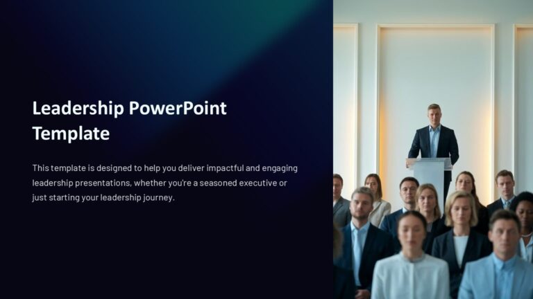 Leadership PowerPoint Template : 100% Editable PPTx