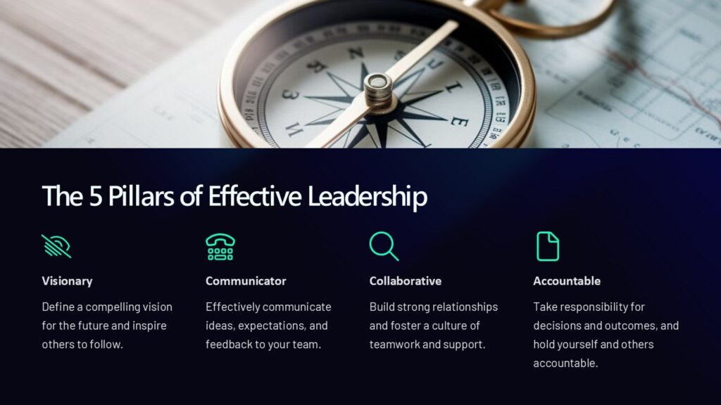 Leadership PowerPoint Template : 100% Editable PPTx