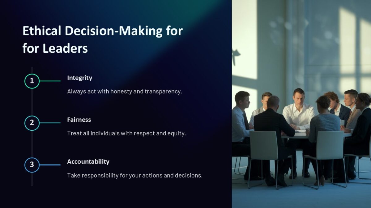 Leadership PowerPoint Template : 100% Editable PPTx