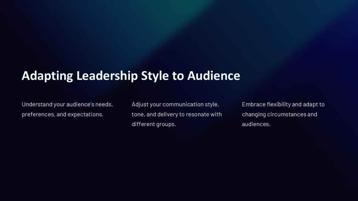 Leadership PowerPoint Template : 100% Editable PPTx
