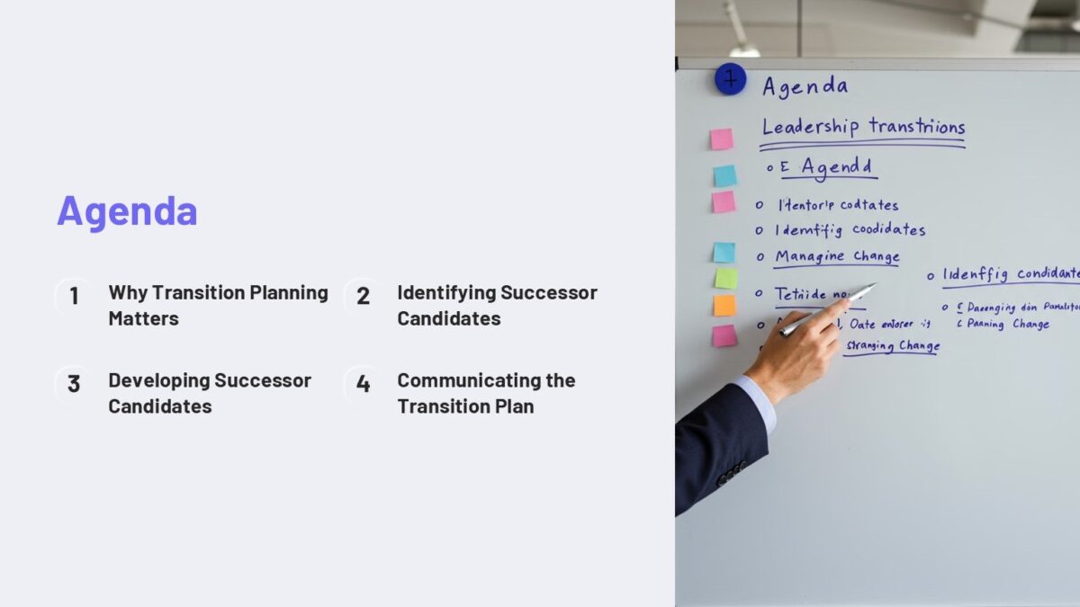 Leadership Transition Plan Template - PPTUniverse