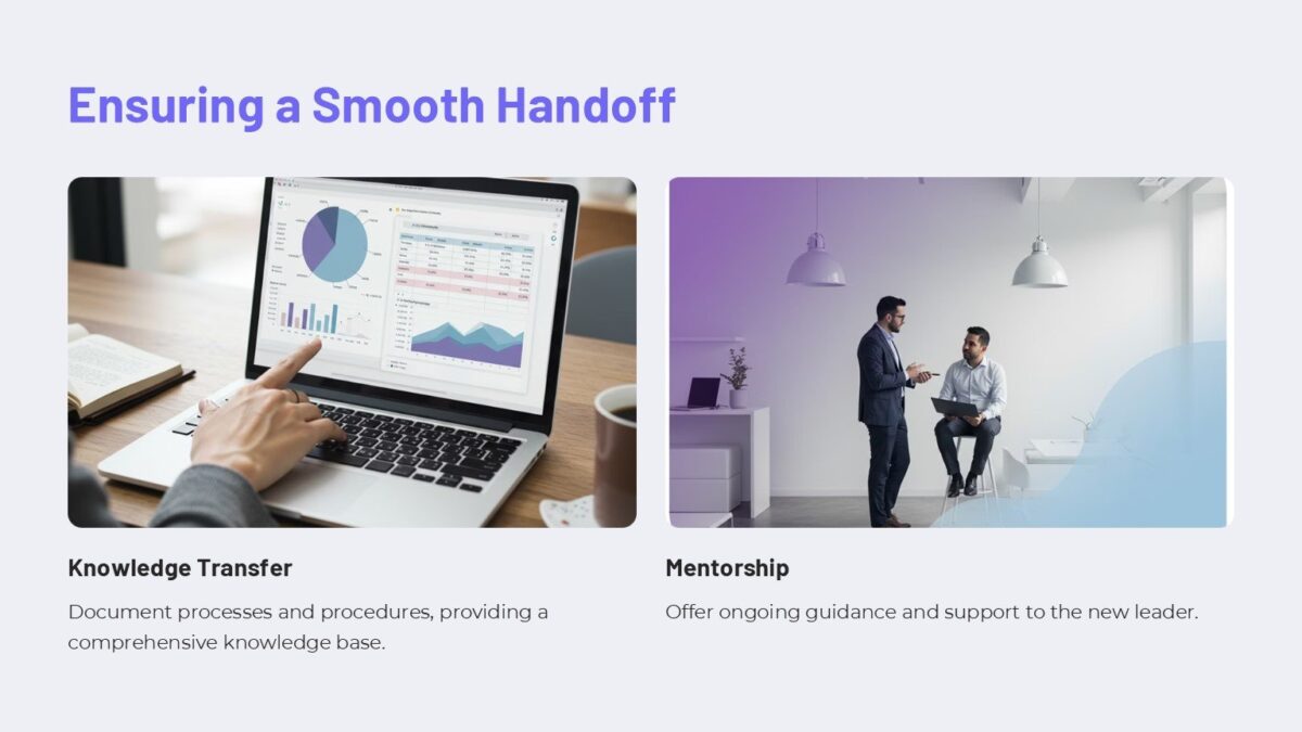Leadership Transition Plan Template : 100% Editable PPTx