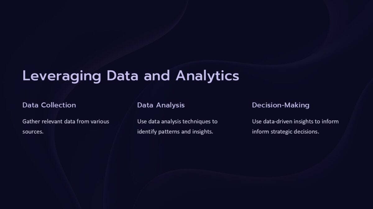 Leveraging Data and Analytics Slide PowerPoint Presentation - PPTUniverse
