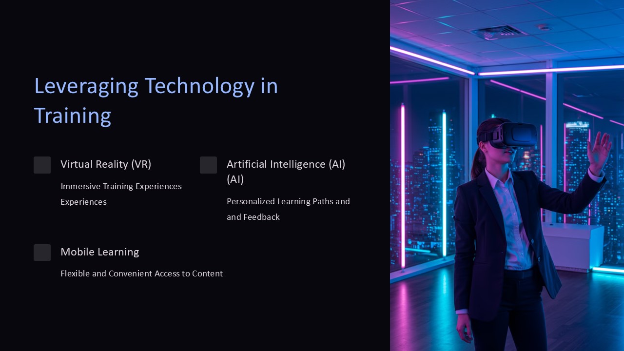 Leveraging Technology in Training PowerPoint Presentation - PPTUniverse