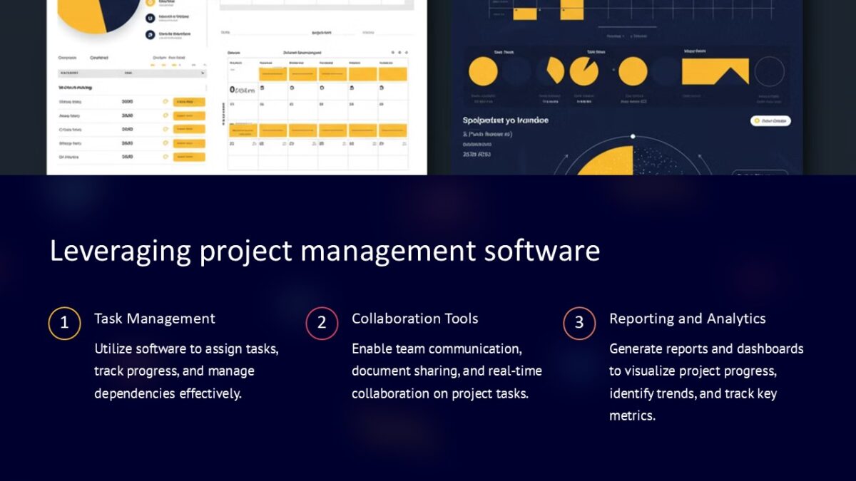 Leveraging project management software PowerPoint Presentation - PPTUniverse