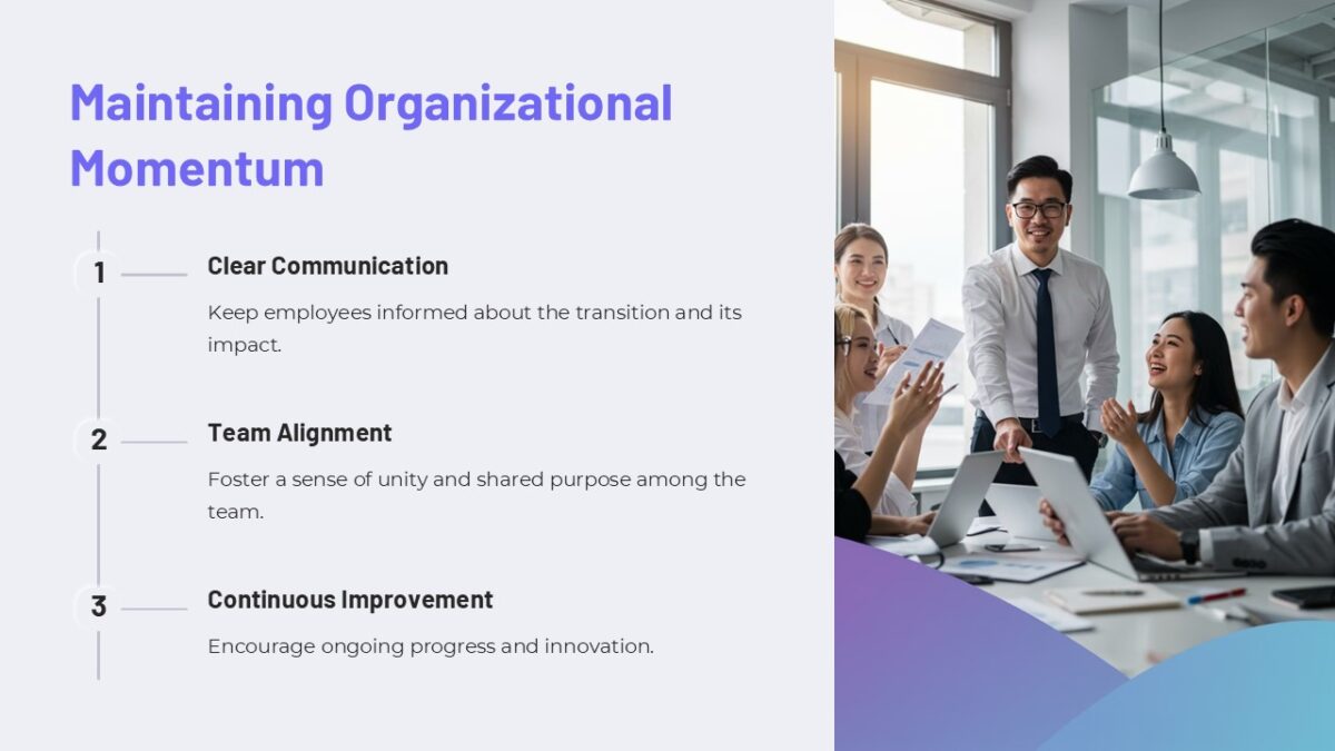 Maintaining Organizational Momentum PowerPoint Presentation - PPTUniverse