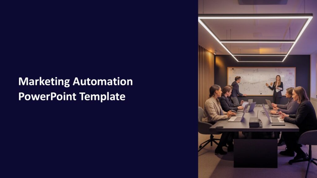Marketing Automation PowerPoint Template - PPTUniverse