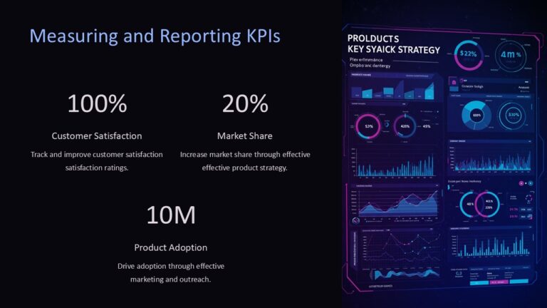 Measuring and Reporting KPIs PowerPoint Presentation : 100% Editable PPTx