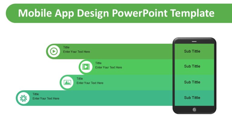 Mobile App Design PowerPoint Template - PPTUniverse