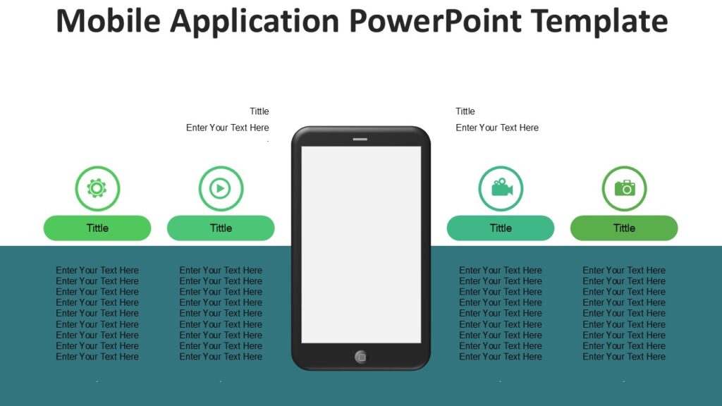 Mobile Application PowerPoint Template - PPTUniverse