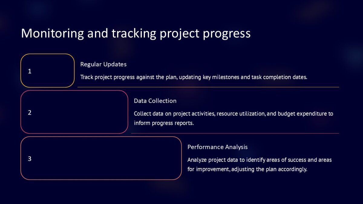 Monitoring and tracking project progress PowerPoint Presentation ...