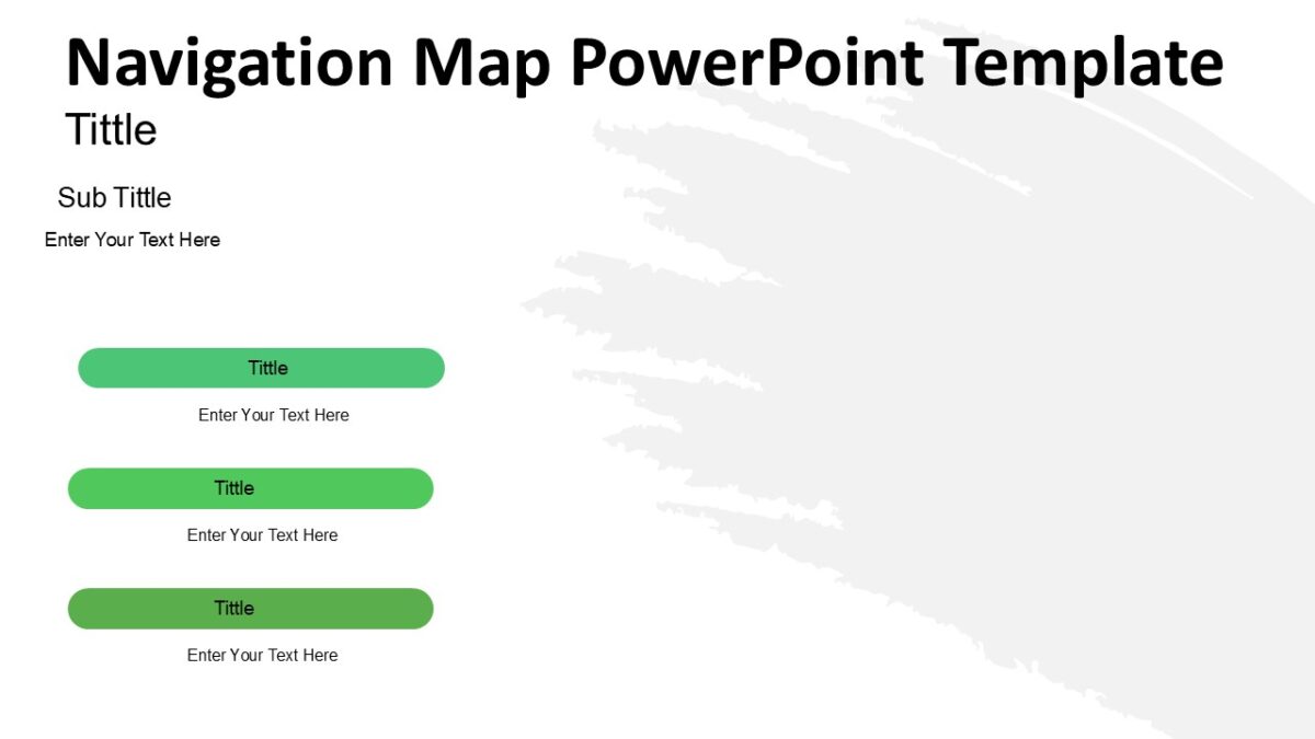 Navigation Map PowerPoint Template - PPTUniverse