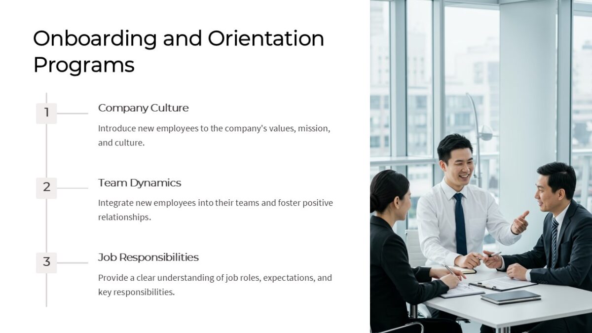 Onboarding and Orientation Programs PowerPoint Presentation : 100% Editable PPTx