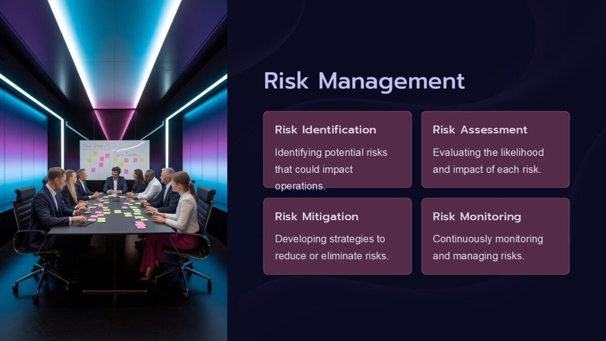 Operations Management PowerPoint Template : 100% Editable PPTx