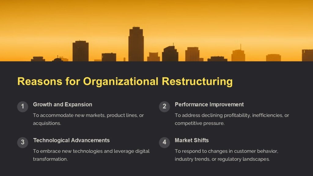 Organizational Restructuring PowerPoint Template - PPTUniverse
