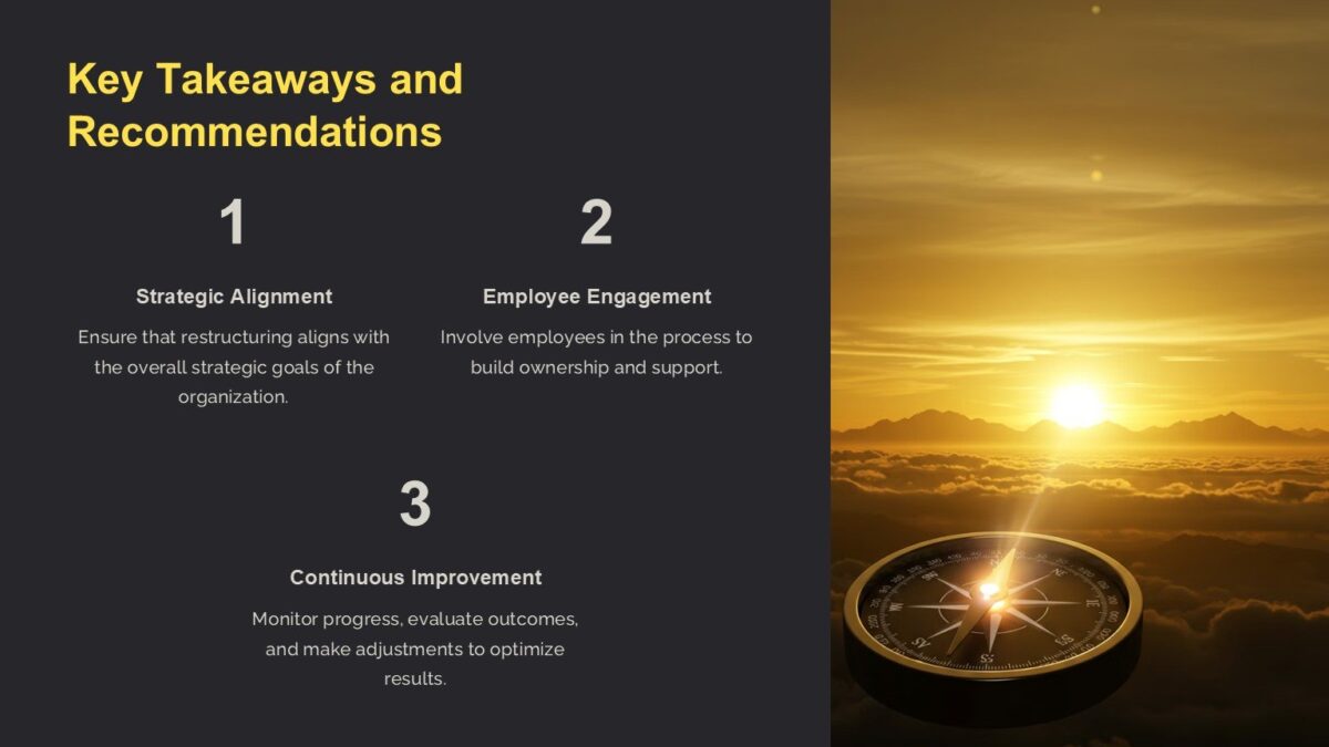 Organizational Restructuring PowerPoint Template : 100% Editable PPTx