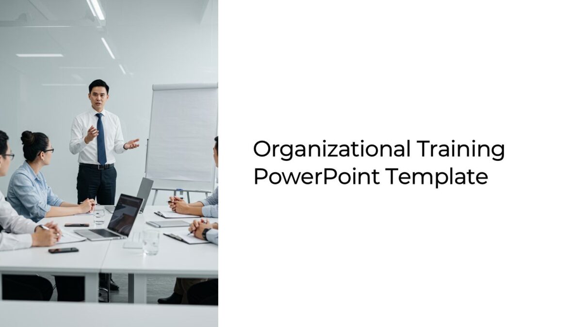 Organizational Training PowerPoint Template : 100% Editable PPTx