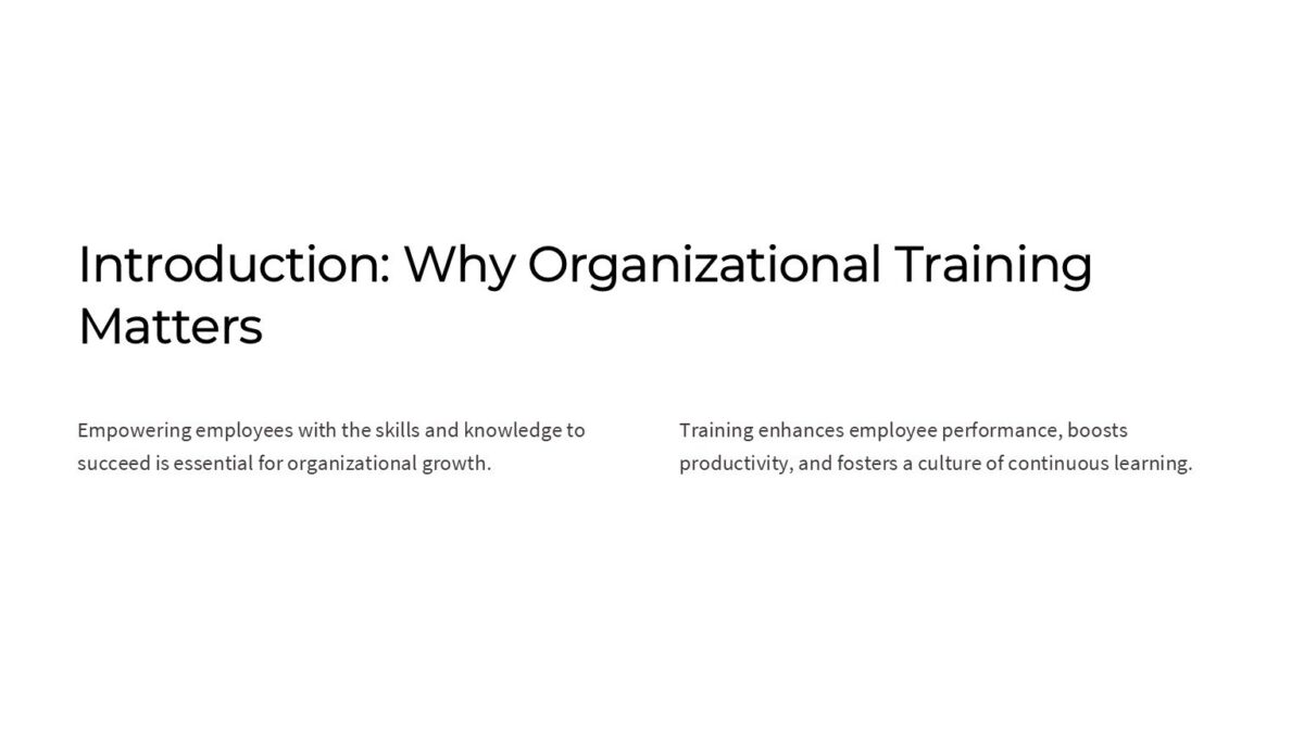 Organizational Training PowerPoint Template - PPTUniverse