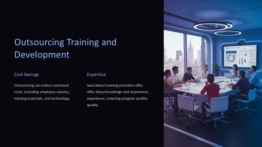 Outsourcing Training and Development PowerPoint Presentation : 100% ...