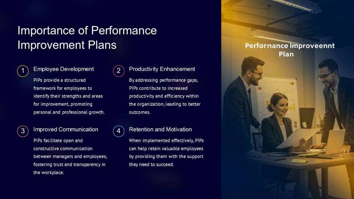 Performance Improvement Plan PowerPoint Template - PPTUniverse