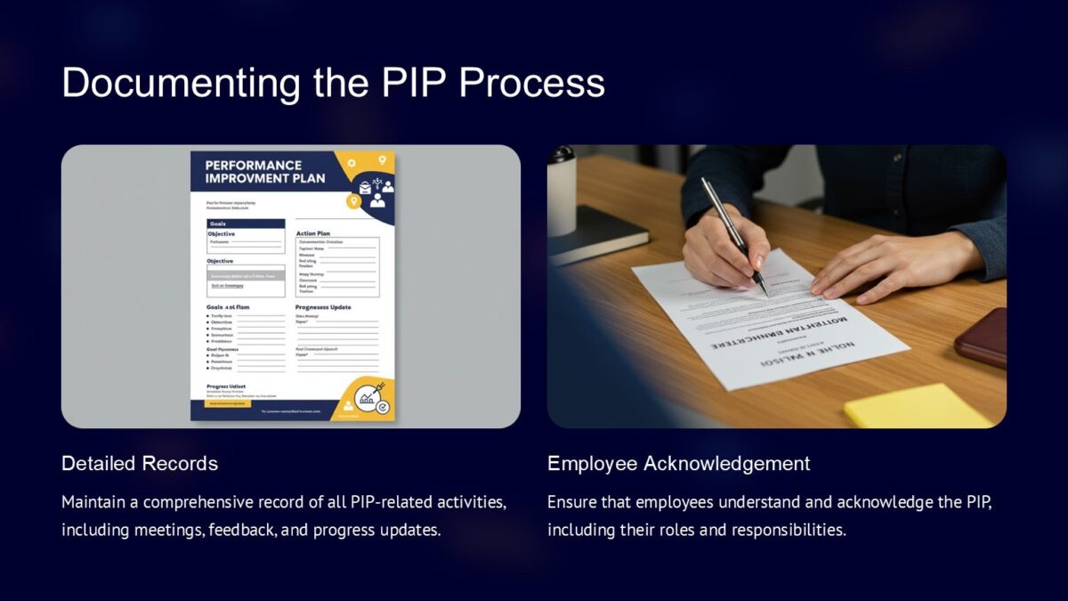Performance Improvement Plan PowerPoint Template : 100% Editable PPTx