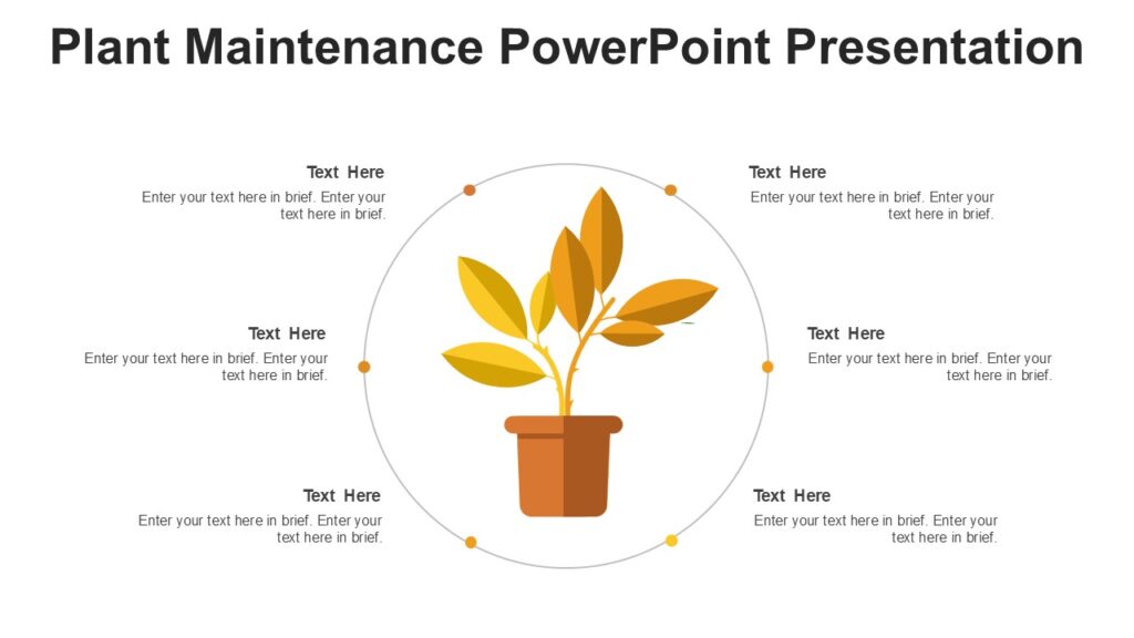 Plant Maintenance PowerPoint Presentation : 100% Editable PPTx