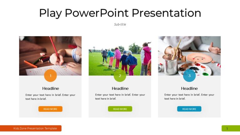 Play PowerPoint Presentation : 100% Editable PPTx