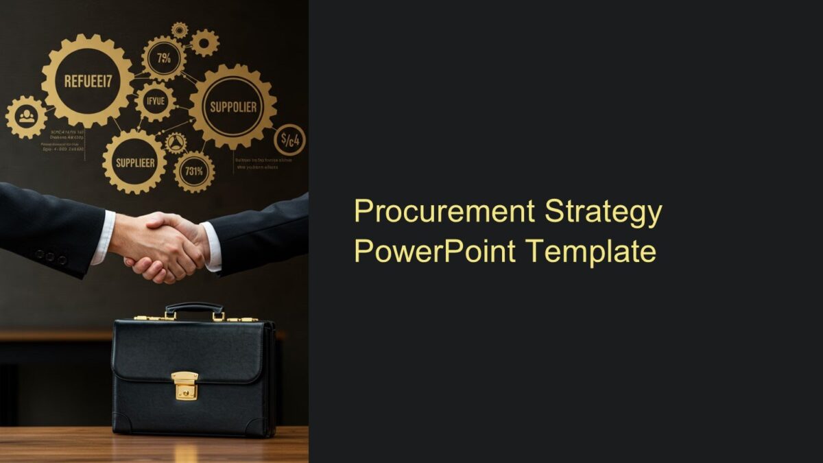 Procurement Strategy PowerPoint Template - PPTUniverse