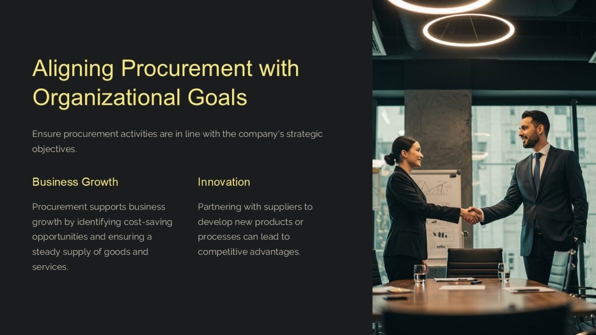 Procurement Strategy PowerPoint Template - PPTUniverse