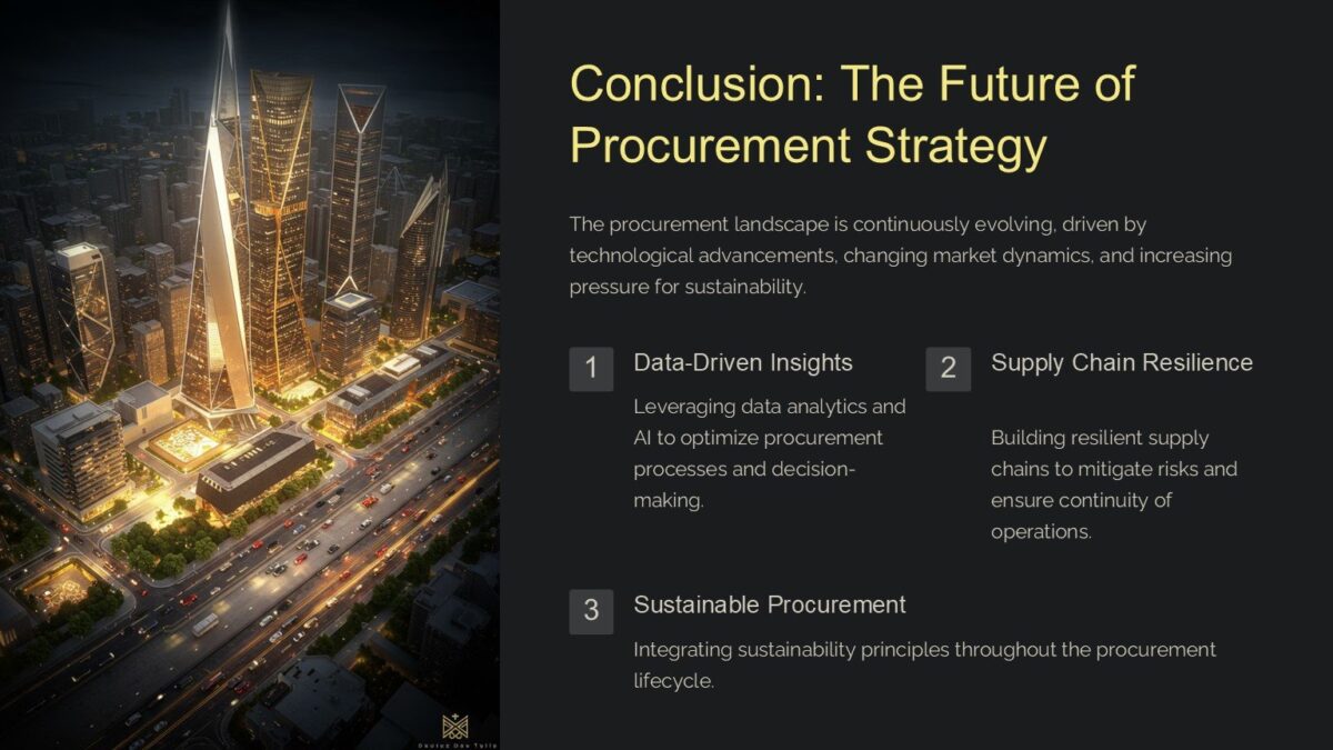 Procurement Strategy PowerPoint Template - PPTUniverse