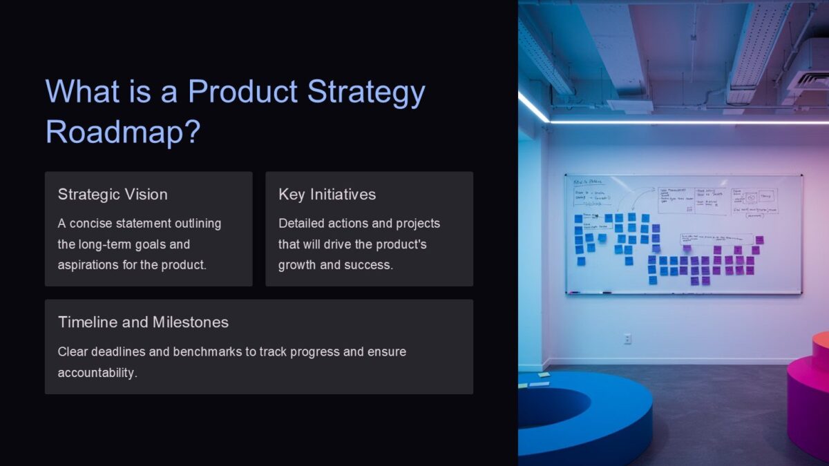 Product Strategy Roadmap PowerPoint Template - PPTUniverse