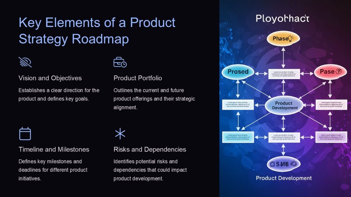 Product Strategy Roadmap PowerPoint Template - PPTUniverse